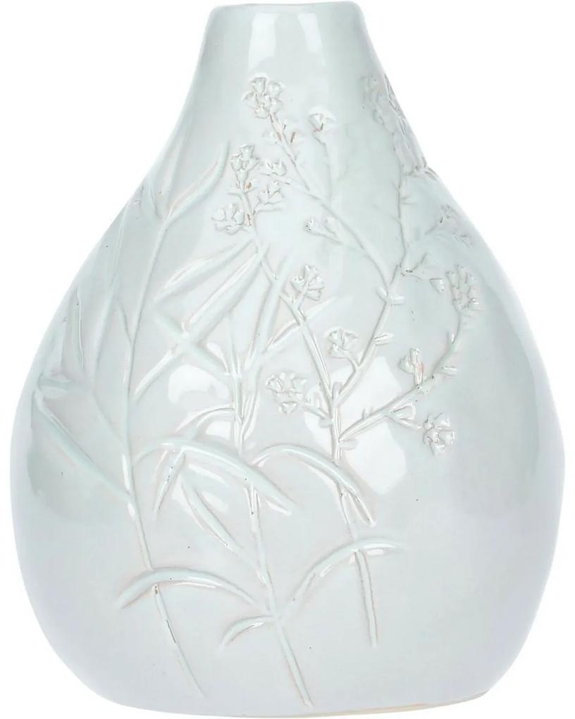 Porcelánová váza s dekorem květin Lena, 10,5 x 14 cm
