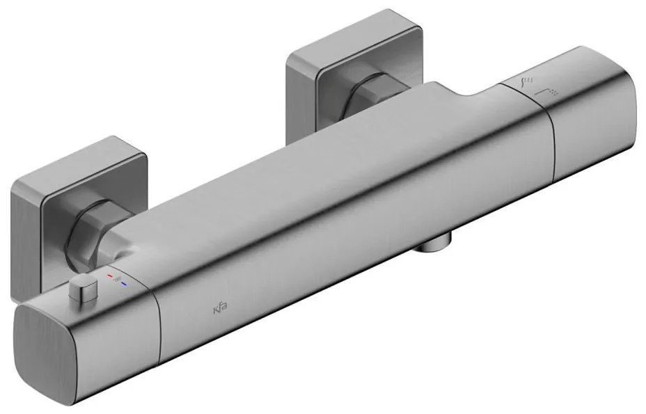 KFA Armatura 5756-010-61 - Termostatická sprchová baterie MALAGA metalicky šedá