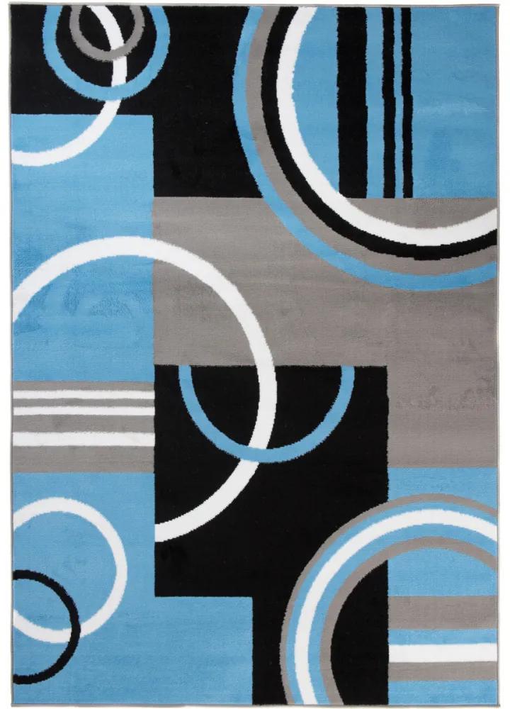 Kusový koberec PP Levis modrý, Velikosti 80x150cm
