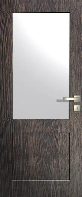 posuvné interiérové dveře do pouzdra LISBONA model 7 Průchozí rozměr: 70 x 197 cm, Orientace dveří: Levé dveře, Dekor: Dub rustikální