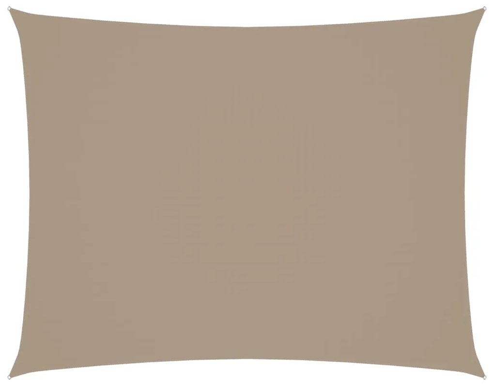 Stínící plachta oxfordská látka obdélníková 2 x 3,5 m taupe 135421