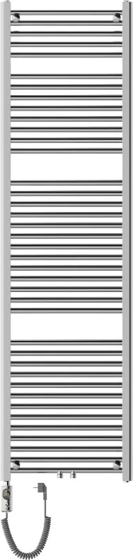 Mexen Mars, elektrické topné těleso 1800x500 mm + topná tyč 600 W, chromová, W110-1800-500-2600-01