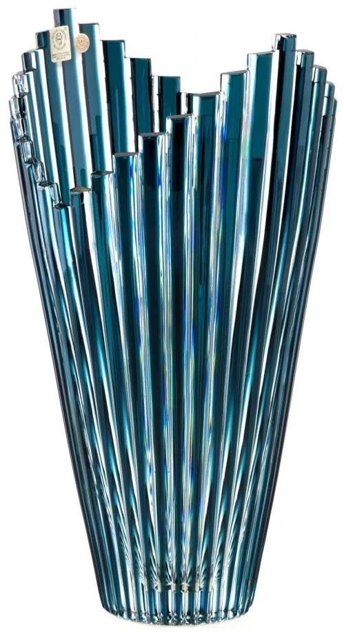 Váza Mikado, barva azurová, výška 310 mm