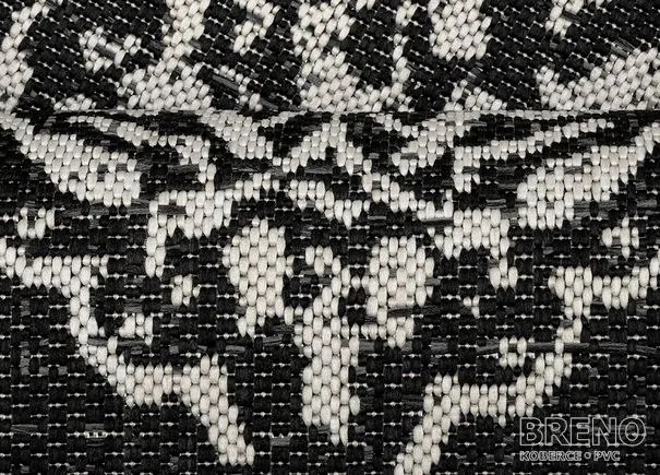 Breno Kusový koberec SUNNY 4416 Black, 140x200 cm, Černá/Šedá