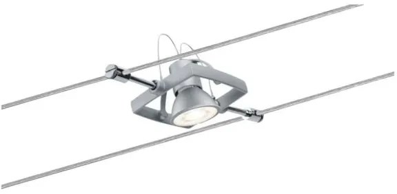 Paulmann 94133 - SADA 5xGU5,3/10W Kompletní lankový systém MAC 230V chrom