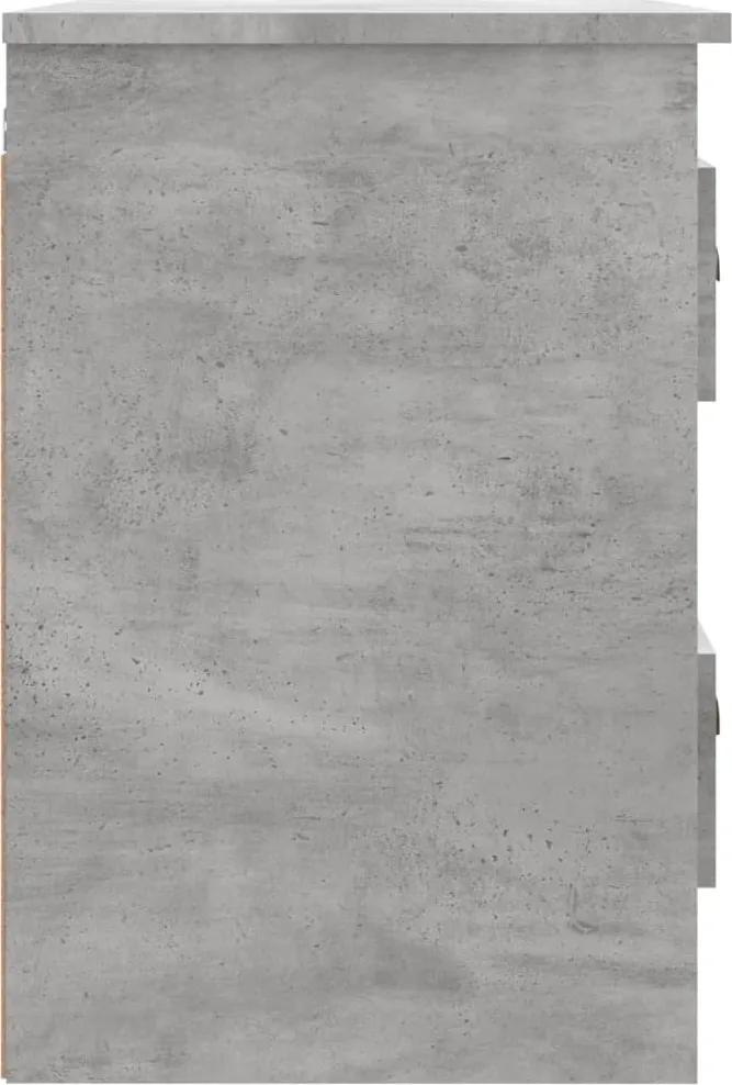 vidaXL Nástěnný noční stolek 41,5 x 36 x 53 cm [816400] Barva: bílá s vysokým leskem