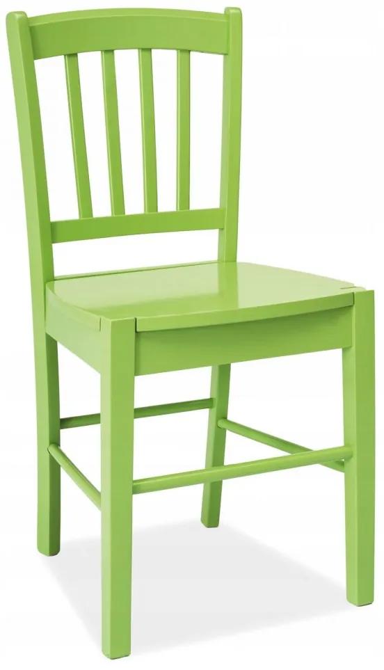 Sedia jídelní židle CD 57 celodřevěná zelená