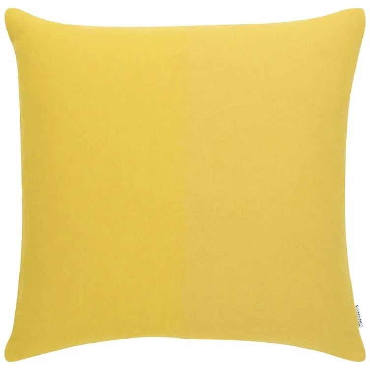 Vlněný povlak na polštář Tupla 45x45, žlutý