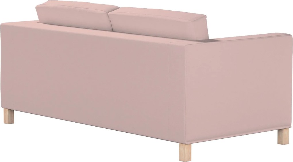 Potah na pohovku IKEA Karlanda rozkládací, krátký barva růžová látka pletený vzor