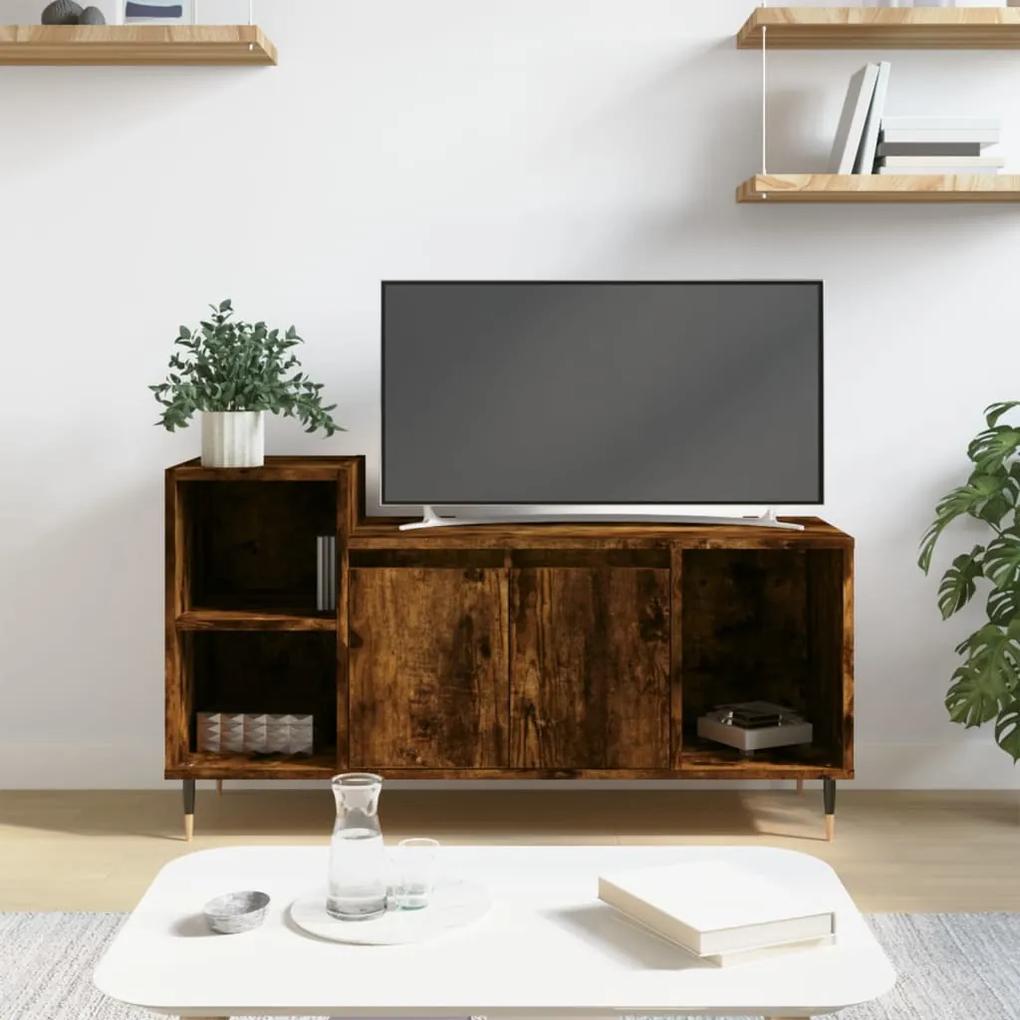 vidaXL TV skříňka 100x35x55 cm kompozitní dřevo [831308] Barva: Betonová šedá