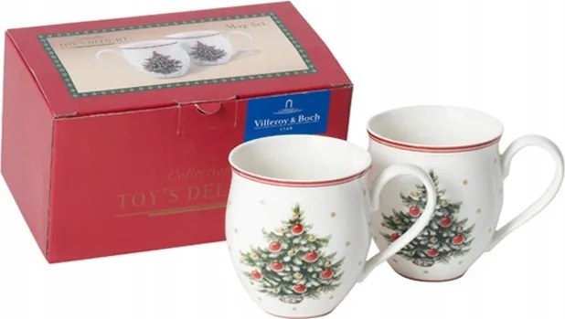 Sada Vánočních Hrnků 2 ks vánoční stromek Toy's Delight Villeroy & Boch