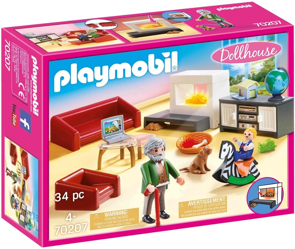 Stavebnice playmobil útulný obývací pokoj