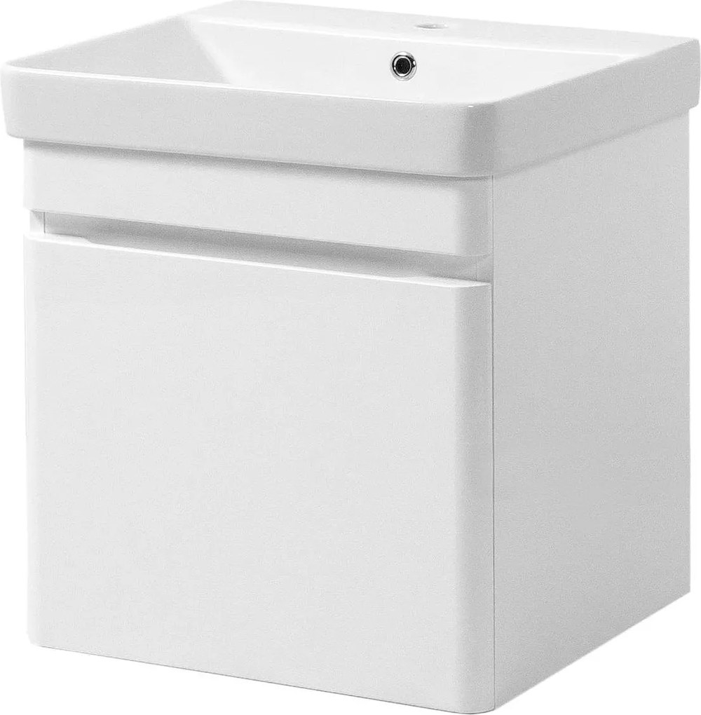 Lavedo Vivace White Air 50 koupelnová skříňka s umyvadlem, lesk
