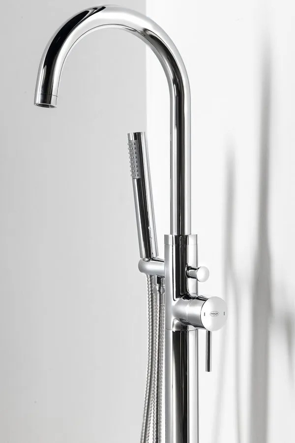 Aqualine Sapho, CETO vanová baterie s připojením do podlahy, 1175 mm, chrom, BV357