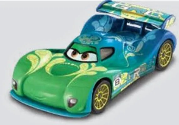 Cars 3 autíčko carla veloso, mattel hty05/dxv29