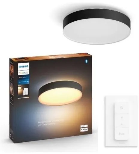 Philips - LED Stmívatelné stropní svítidlo Hue ENRAVE L LED/33,5W/230V černá+ DO Biano.cz