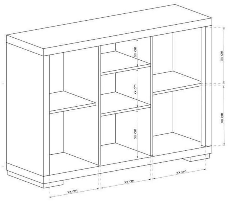 Vegas S - komoda V6 - santana světlá