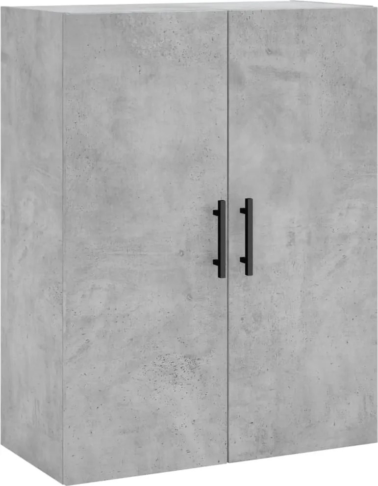 Skříň highboard betonově šedá 69,5x34x180 cm kompozitní dřevo 3195703