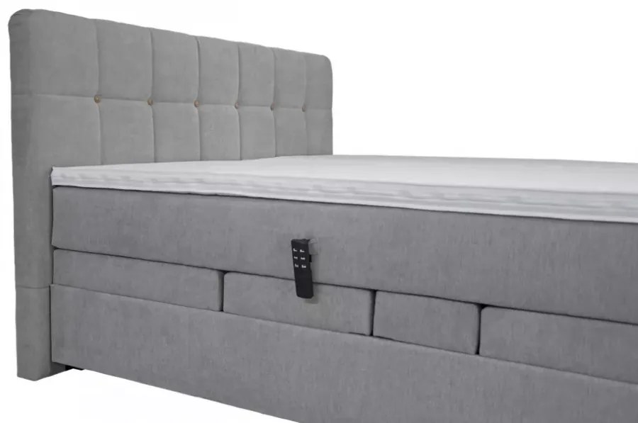 BLANAŘ Boxspring Samara 180x200 šedá