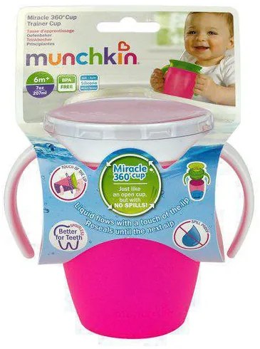 Munchkin Juniorský netekoucí hrneček 360°s oušky 207 ml Munchkin Modrá