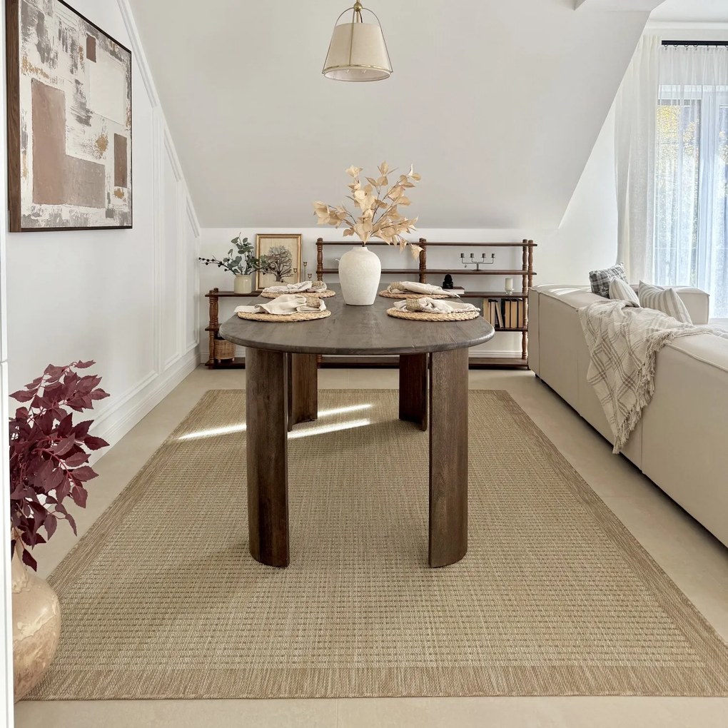Ayyildiz, Kusový koberec Giza 1410 Beige, 80x150, béžová, chodba / předsíň