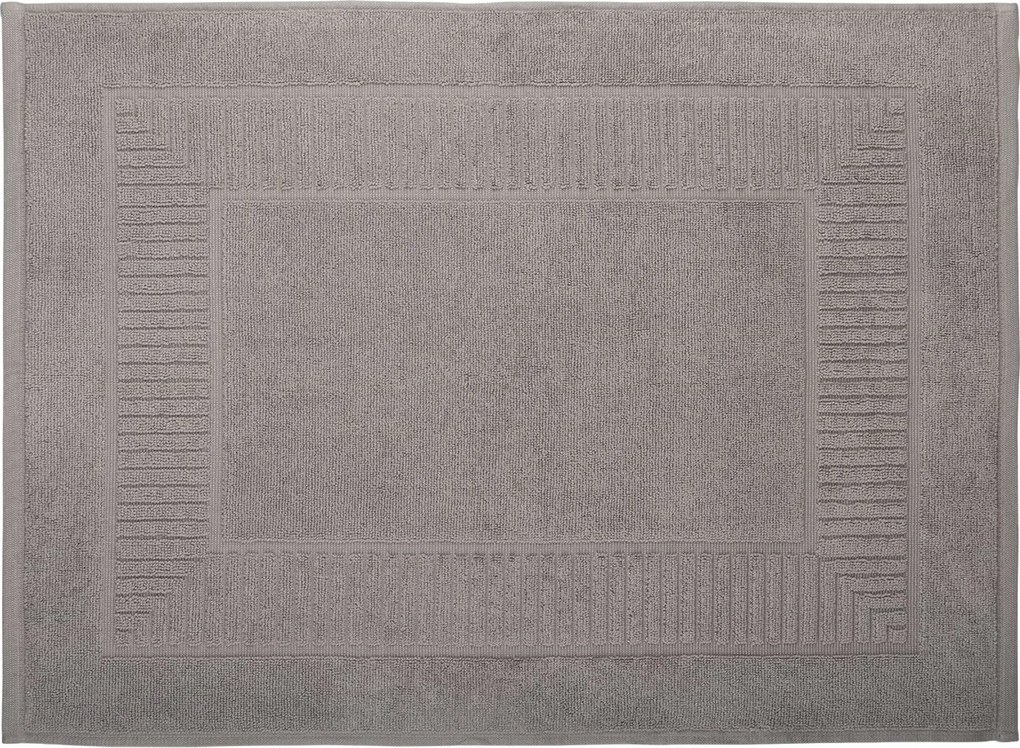 Gözze Koupelnová předložka Bio, 50 x 70 cm (stříbrná)