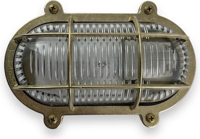 Venkovní mosazné světlo Bulkhead ECO57
