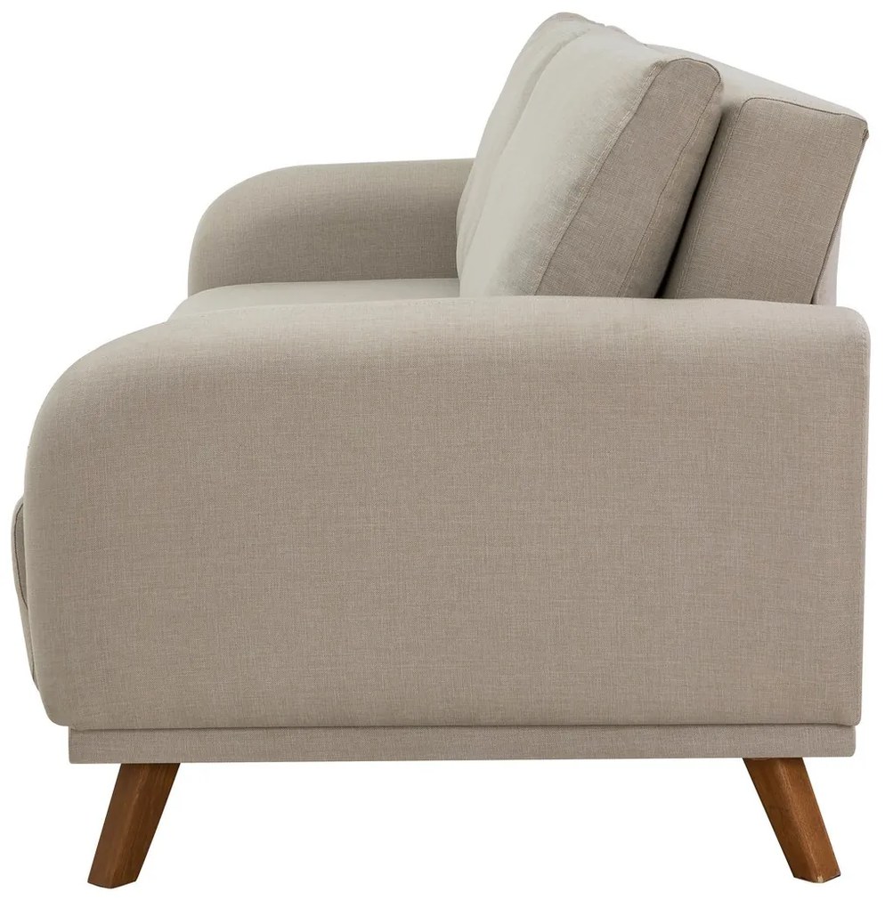 Hanah Home Třímístná pohovka HERA krémová 237 cm 867UNQ1949