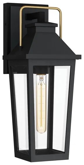 Quoizel QZ-BUCKLEY-M-MBK - Venk. nástěnné svítidlo BUCKLEY M 1xE27/40W/230V IP44