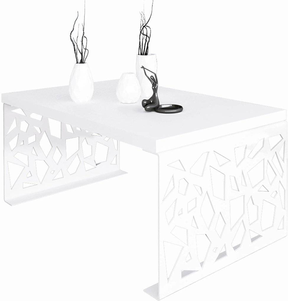 Konferenční stolek SEMARA 100x60 Hlavní barva: Bílá, Další barva: Bílá