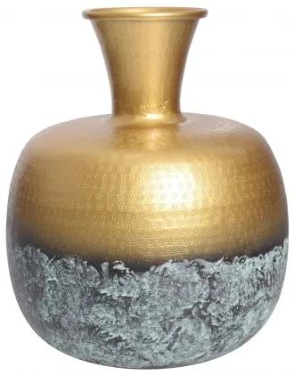 Noble Home Zlatá váza s patinou Abstract Orient
