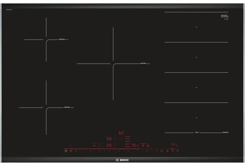 Bosch PXV875DC1E indukční varná deska, černá, 80 cm