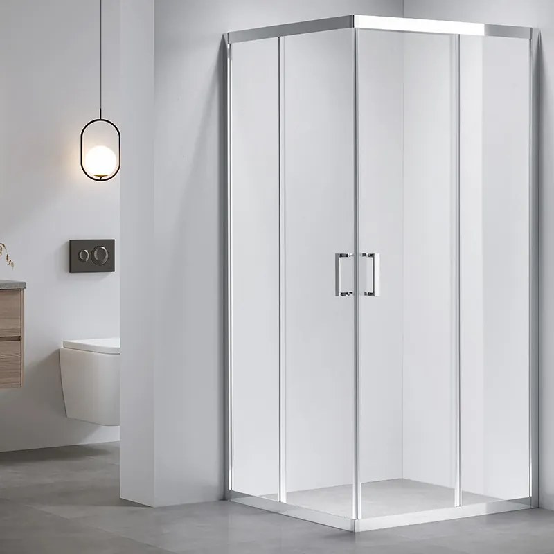 BPS-koupelny Čtvercový sprchový kout HYD-SK102 80x80 chrom/transparent