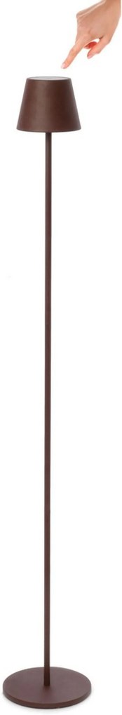 BIZZOTTO Zahradní stojací LED lampa ETNA hnědá