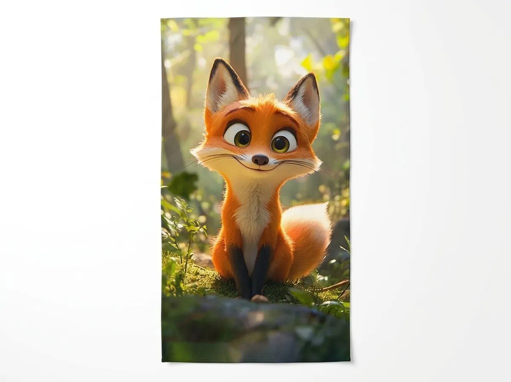 Rychleschnoucí plážová osuška VULPINA barevná 70 x 140 cm, 100% mikrovlákno