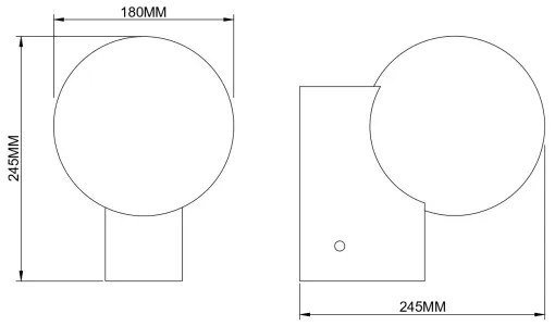 Zuma Line 003064-034741 - Nástěnné svítidlo NUA 1xE27/25W/230V zlatá