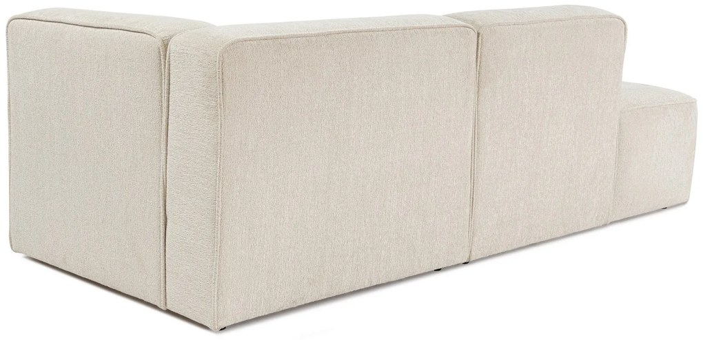 Hanah Home Dvoumístná krémová pohovka MORE M levá 210 cm