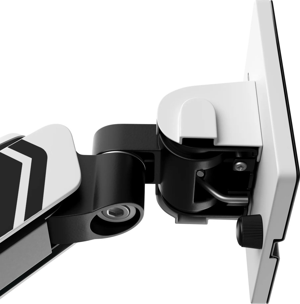 Držák na dva monitory 35" RGB bílo-černý: Diablo X-Arm Dual