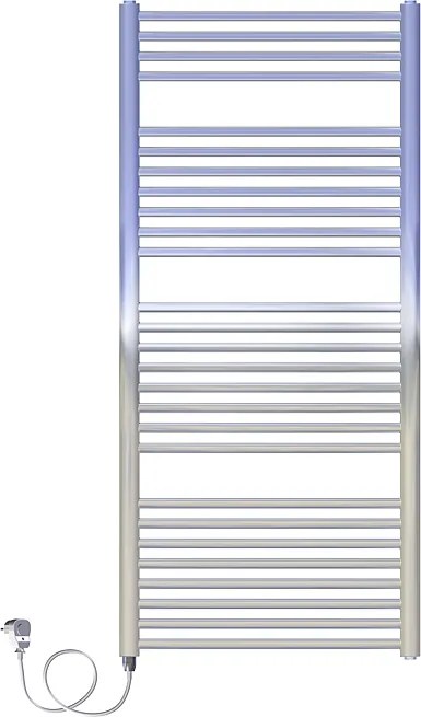 ELVL Elektrický koupelnový radiátor BXIT.ES 600 x 1130 mm, Leštěná nerez