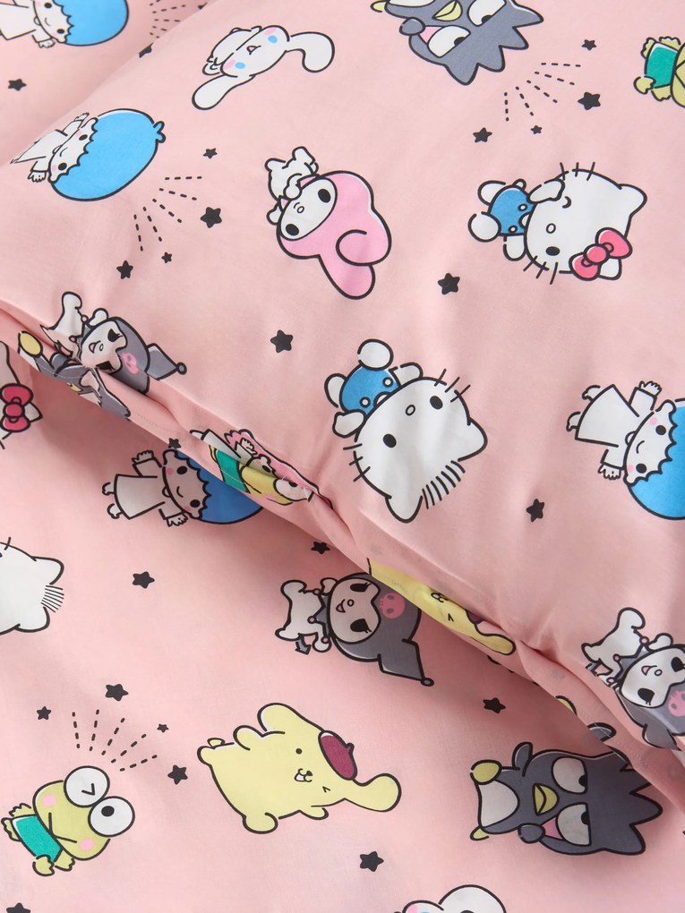 Sinsay - Bavlněná souprava povlečení Hello Kitty - pastelová růžová