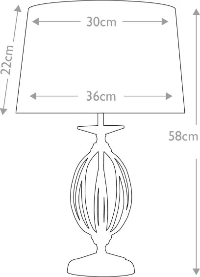 Elstead AG-TL-AGED-BRASS - Stolní lampa AEGEAN 1xE27/60W/230V bronzová