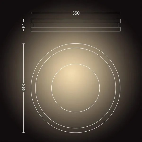 Philips 32610/30/P6 - LED Stmívatelné svítidlo Hue BEING LED/27W/230V + DO