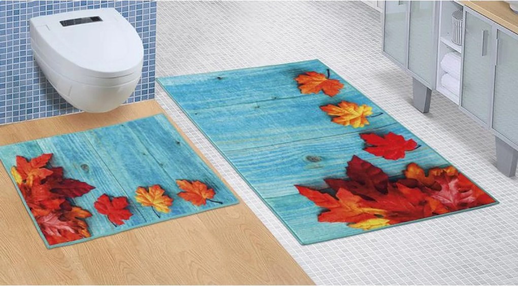 3D tisk sada - BEZ VÝKROJE Modrá 850/983 60x100 cm, 60x50 cm (SADA)