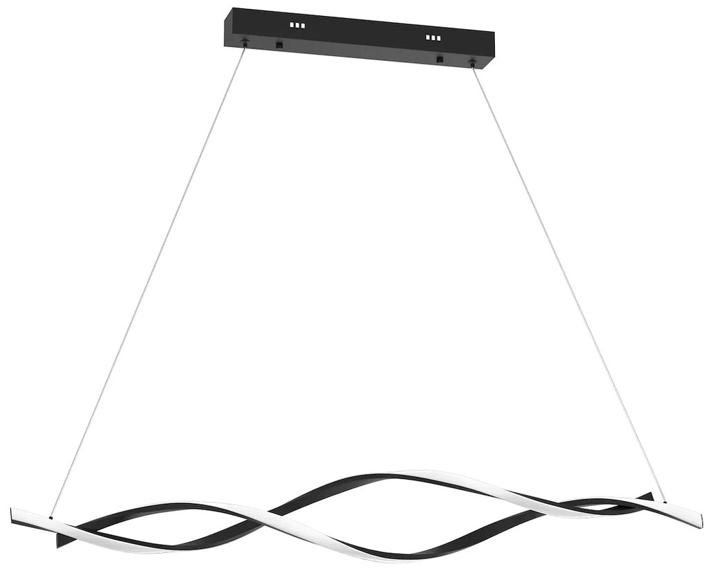 Závěsné LED svítidlo Grant, 2x LED 38w, 4000k, b