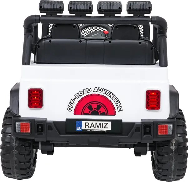 Elektrické autíčko Jeep BEAST 4x4 bílé