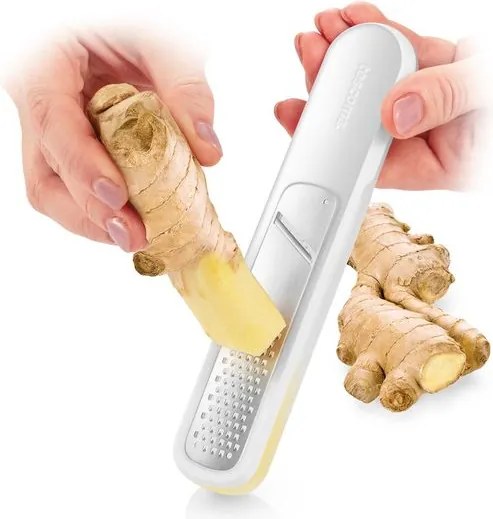 TESCOMA Struhadlo na česnek a zázvor HANDY X-sharp, s vyluhováním