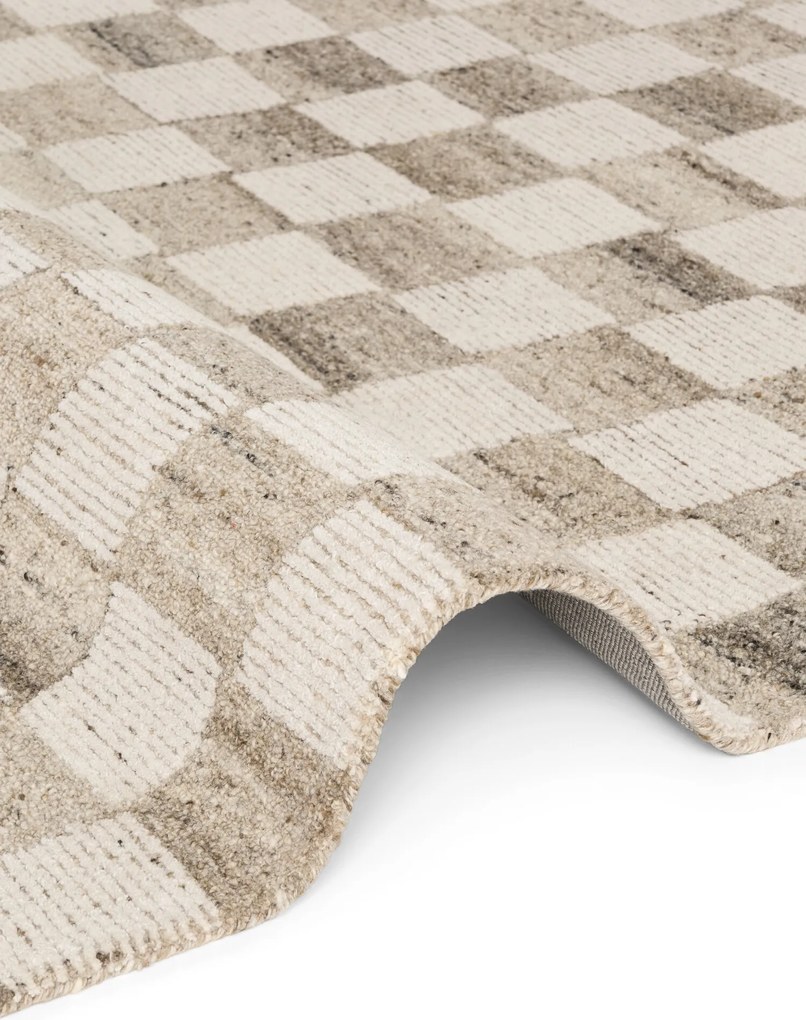 Vikosa, Kusový koberec Vikosa Boho 106279 Natural Cream Brown, 200x300, hnědá, ložnice