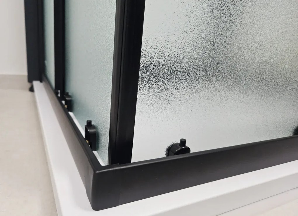 POINT BLACK 100x80 Grape Obdélníková sprchová zástěna