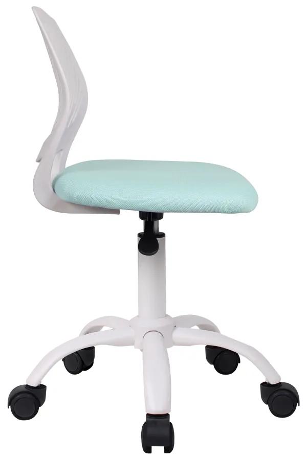 Kancelářská židle SELVA Tempo Kondela Bílá / modrá
