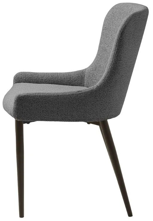 Designová jídelní židle Olimpio šedá